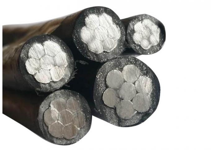 Polyethylene Service Drop Cable , Aerial Drop Cable For Overhead ...